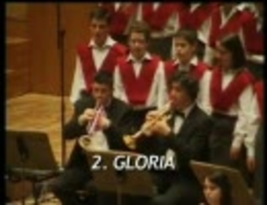 【合唱曲】 「Mass of the Children」 Ⅱ Gloria 【John Rutter】 - ニコニコ動画