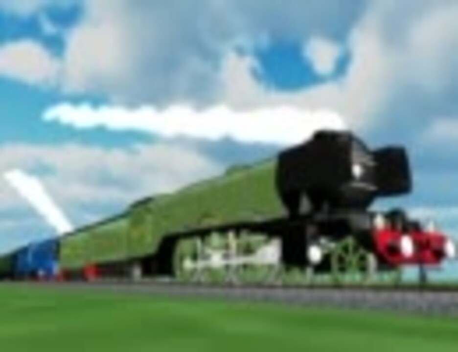 [MMD-OMF遅刻] 蒸気機関車フライング・スコッツマン＆マラード号 - ニコニコ動画