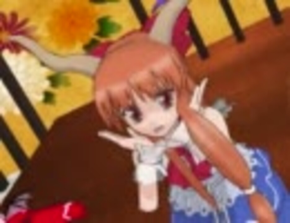 【東方MMD】鬼（小）とおぜうと土着神で「爆乳音頭」（曲名） - ニコニコ動画