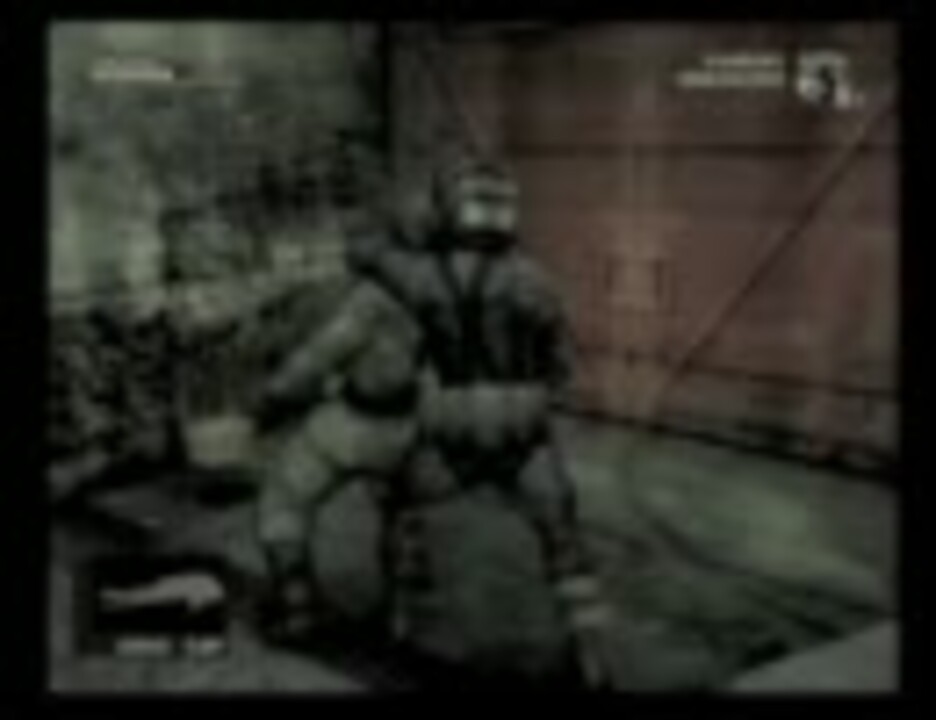 MGS3 ポニゾヴィエ倉庫外部のGRU兵をうつぶせホールドアップ - ニコニコ動画