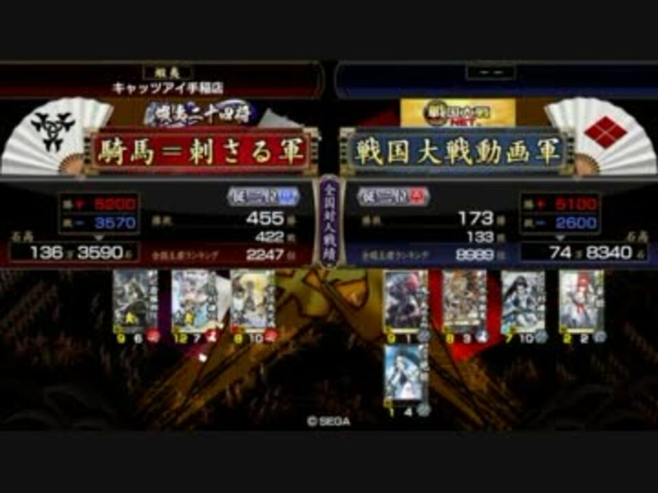 【戦国大戦】毘天＋散華＋鍾馗＝厨デッキ ニコニコ動画