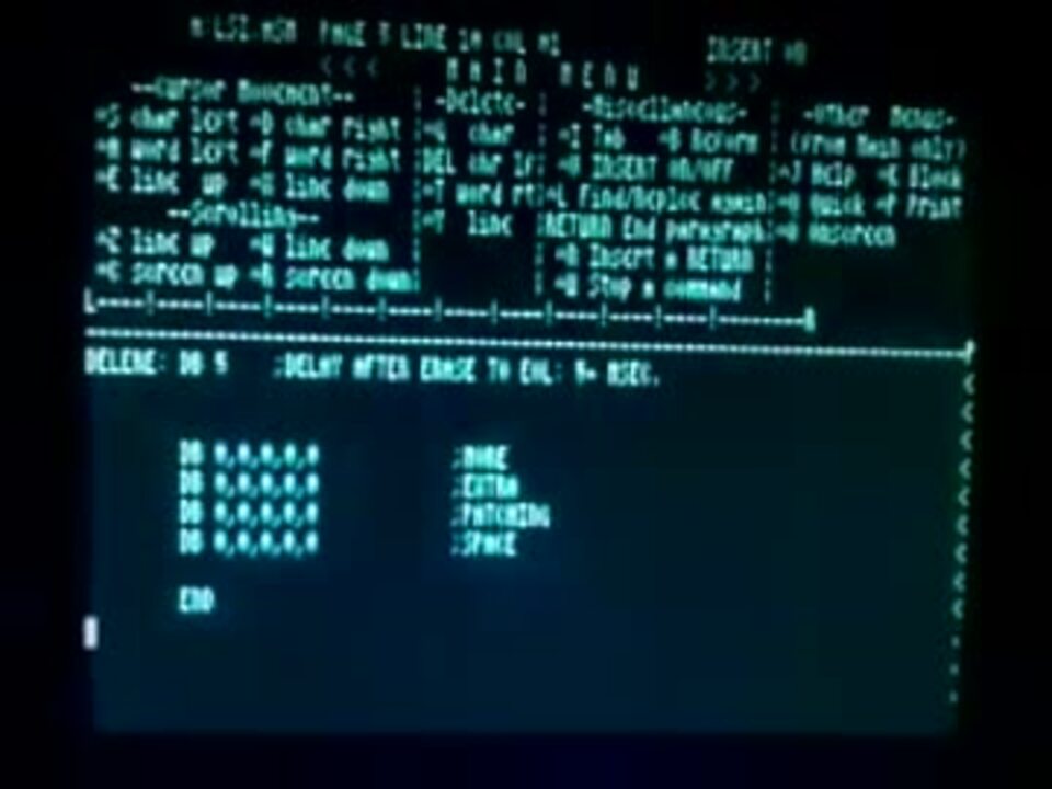 CP_M WordStar 3_0 - ニコニコ動画