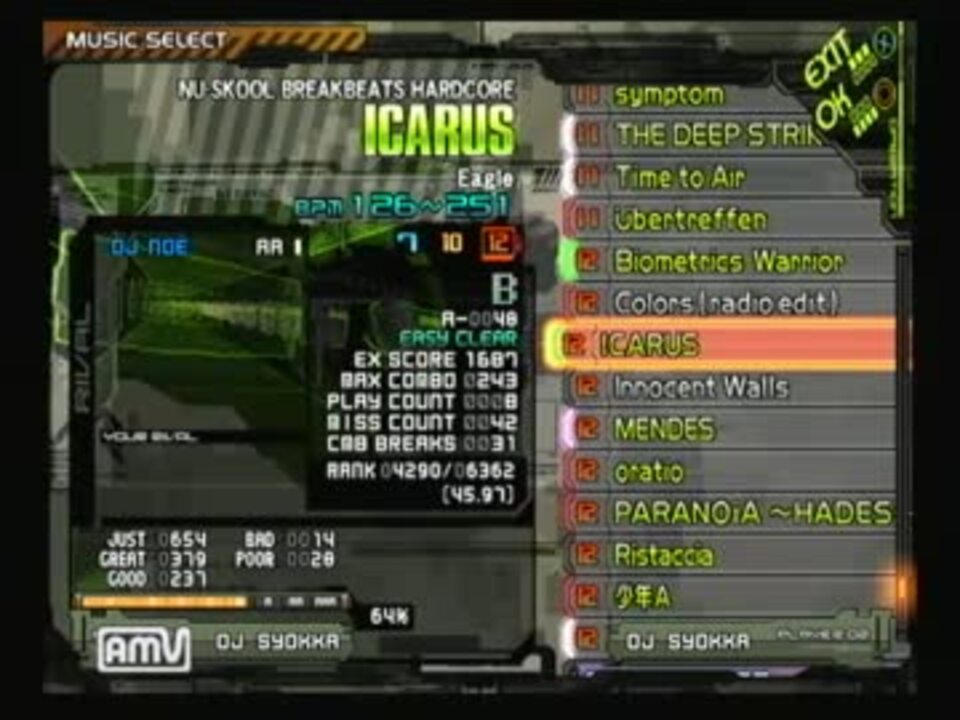 【beatmaniaIIDX】ICARUS [ANOTHER]【アナコン】 - ニコニコ動画