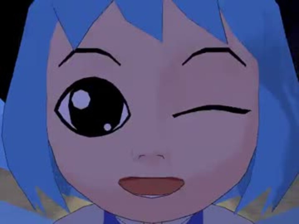 【mmd】チルノが走るだけ ニコニコ動画