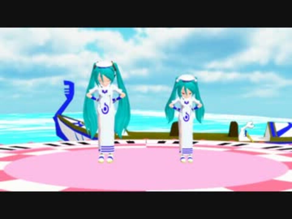 【MMD】ARIA衣装のちびとぷちミクでろりこんでよかった～を踊ってみた - ニコニコ動画
