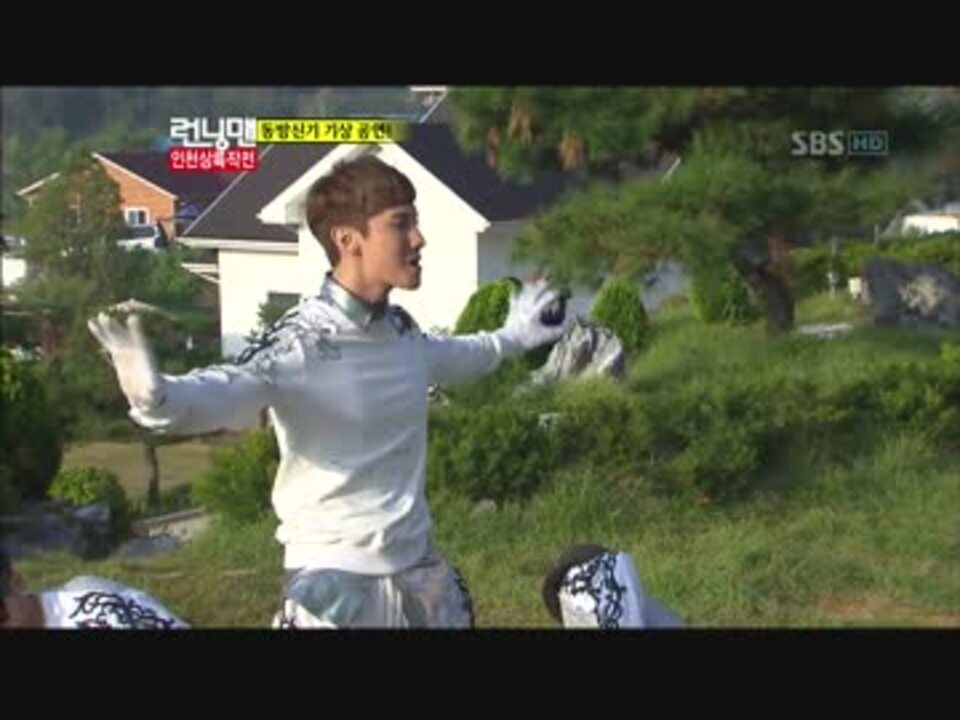 東方神起 (DBSK/TVXQ) - "Catch Me" モーニングコール (Running Man cut 20121014) - ニコニコ動画