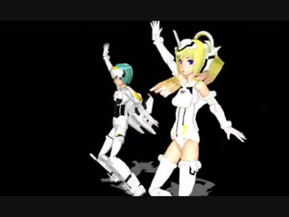 【武装神姫】軽白子とアーンヴァルmk2にリモコンを躍らせてみた【mmd】 ニコニコ動画