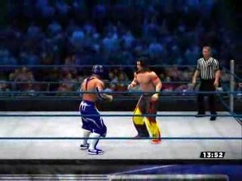 【WWE'13】B×Bハルク vs ブルー【vsオリジナルCAW】 - ニコニコ動画
