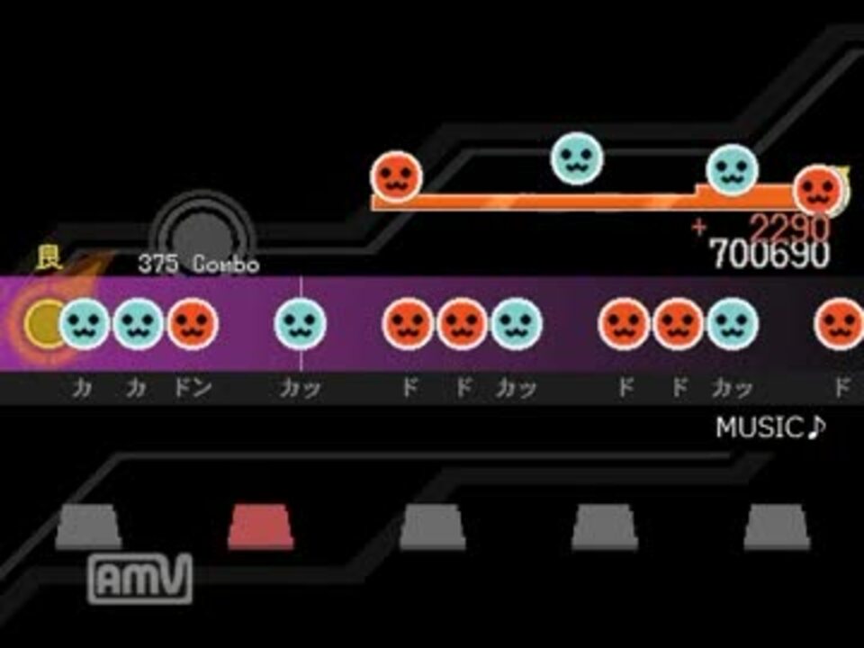 【太鼓さん次郎】MUSIC♪【創作譜面】 - ニコニコ動画