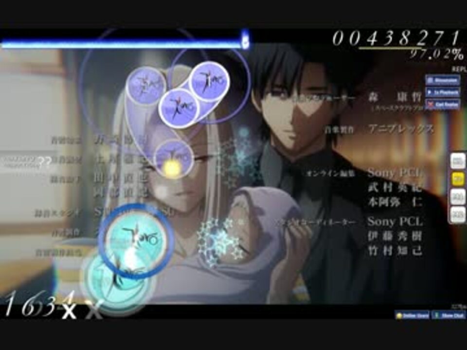 osu! Fate/Zero Kalafina - to the beginning Hard - ニコニコ動画