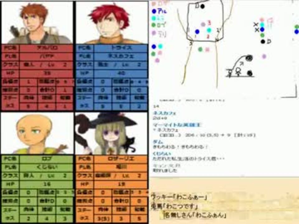 【Shared†Fantasia】『忍びよる病、汝の名は…』リプレイ Part5【TRPG】 - ニコニコ動画