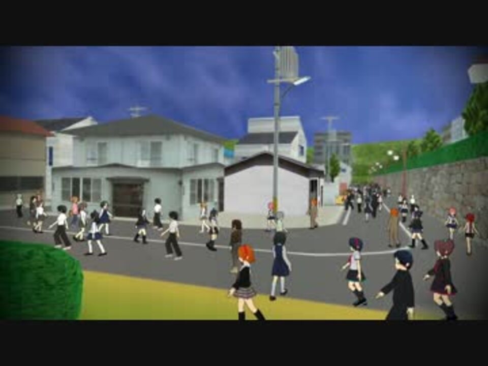 【第10回MMD杯本選】Crowd Simulator - ニコニコ動画