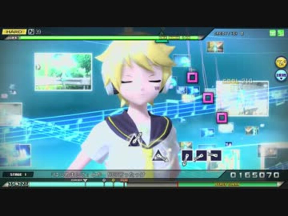 【Project DIVA Arcade】39 HARD パーフェクト(HD) - ニコニコ動画