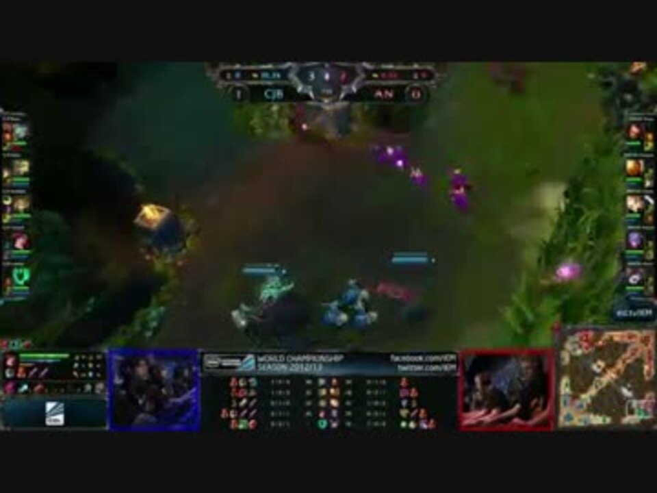 【LOL】 CJ Entus Blaze vs Anexis Game 2 - LoL(Playoffs) - IEM World Championship 2013 - ニコニコ動画