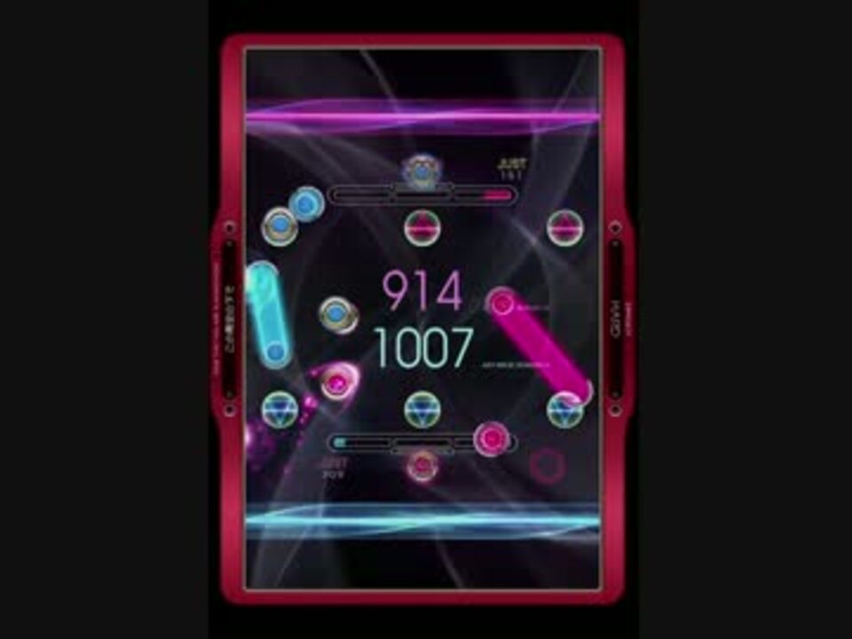 iPadキャプチャテスト REFLEC BEAT plus この青空の下で(HARD) - ニコニコ動画
