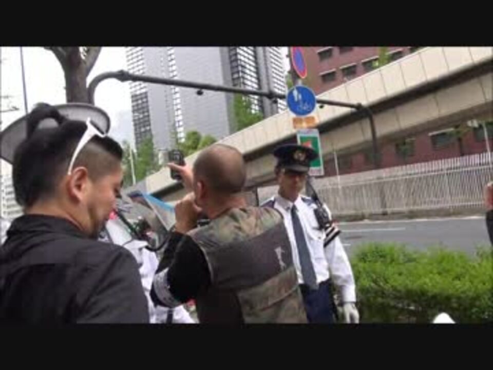 【純心同盟】 4/29 反天連にカウンター ＠大阪 ③ 【昭和の日】 - ニコニコ動画