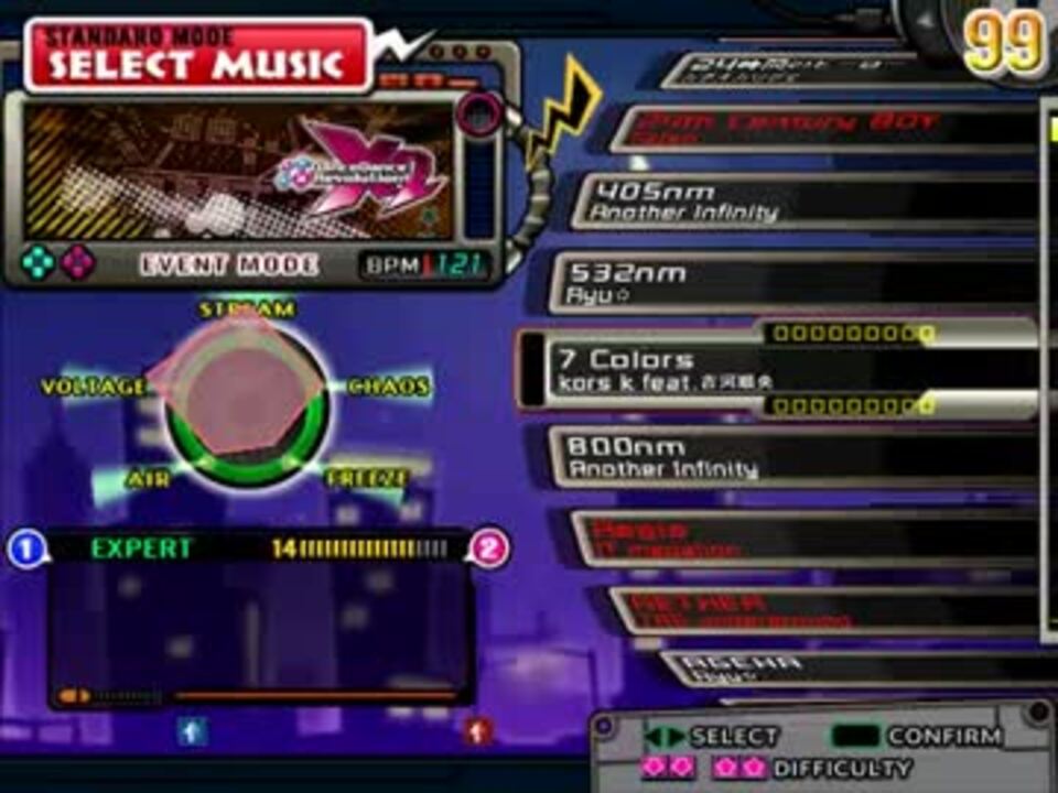 【StepMania】7 Colorsの足譜面を作ってみた【DDR】 - ニコニコ動画