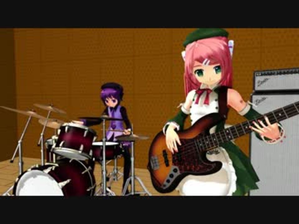 【MMD】Johnny B.Goode【ベース＆ドラム】 - ニコニコ動画