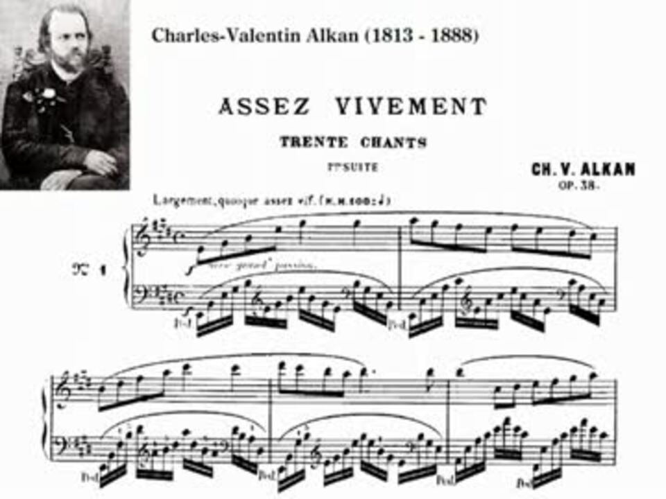 Ch.-V.Alkan - Premier recueil de chants, Op.38-1: Mo.1 Assez vivement ...
