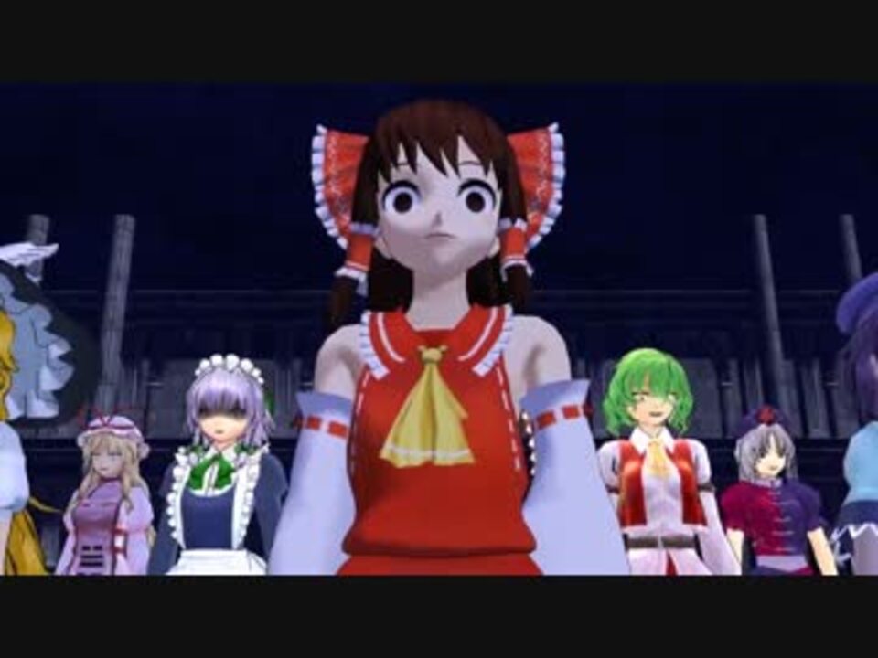 [東方MMD] ISAO式霊夢でスリラー (Lunatic Ver.) - ニコニコ動画