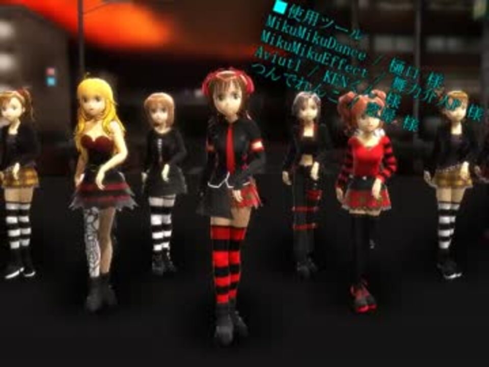 【MMD】Thriller踊ってもらったよ♪【765】 - ニコニコ動画