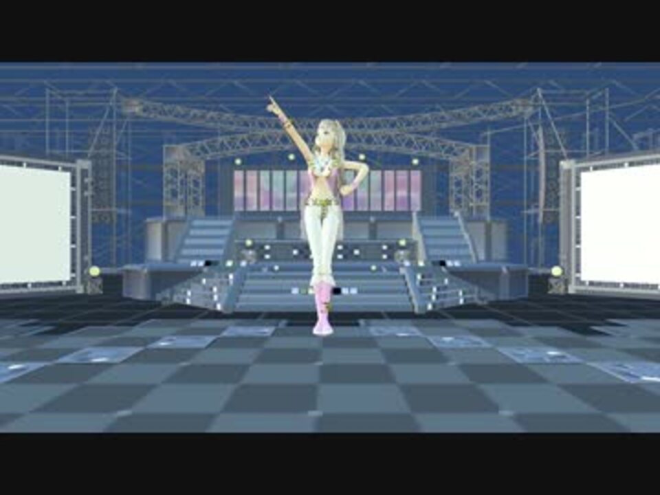 [Unity] MMD4Mecanimで読み込んだ、四条貴音MMDモデルでThe World is All One!! 冒頭 - ニコニコ動画