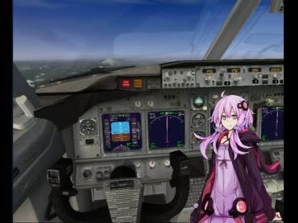 ゆかりさんと飛ぶFSXの空 旅客機訓練編Part3【結月ゆかり実況プレイ】 - ニコニコ動画