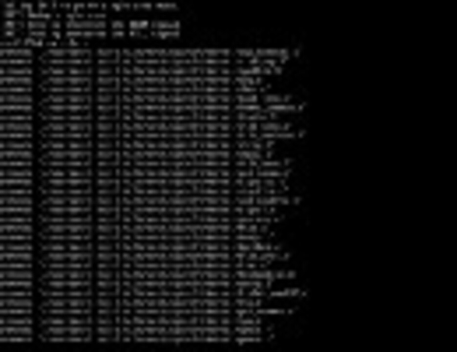 Linuxで rm -rf / を実行してみた - ニコニコ動画