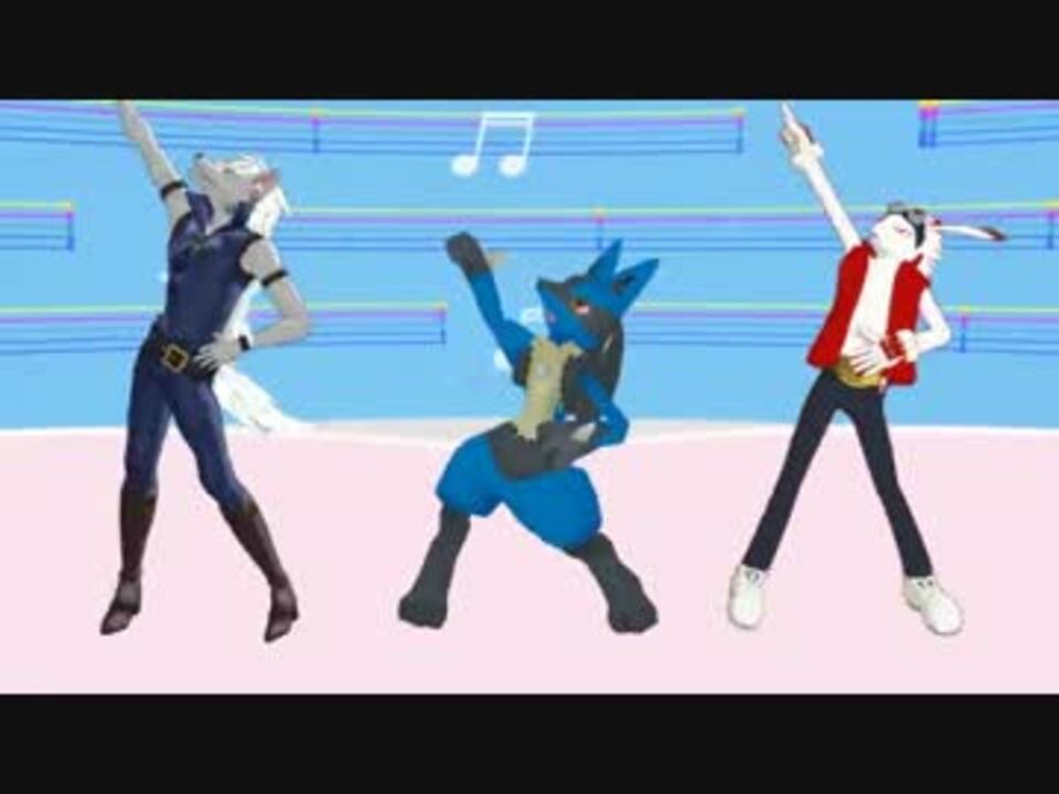 【MMD】ケモノ boys schoolでハッピーシンセサイザ - ニコニコ動画