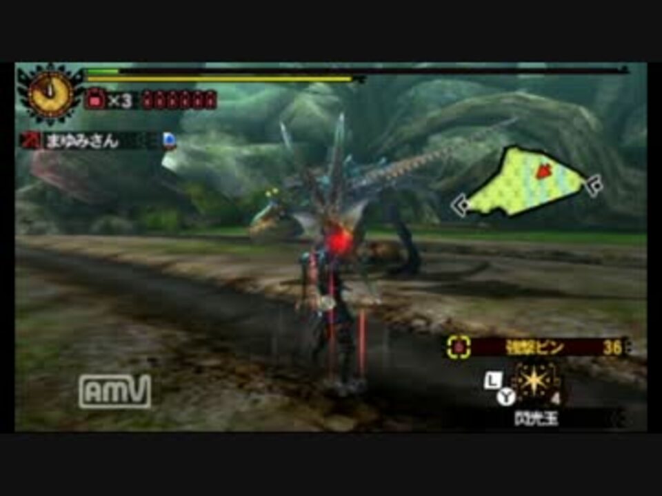 【MH4】イャンクック亜種Lv.100 弓ソロ 猫火事場04'48"03捕獲 - ニコニコ動画