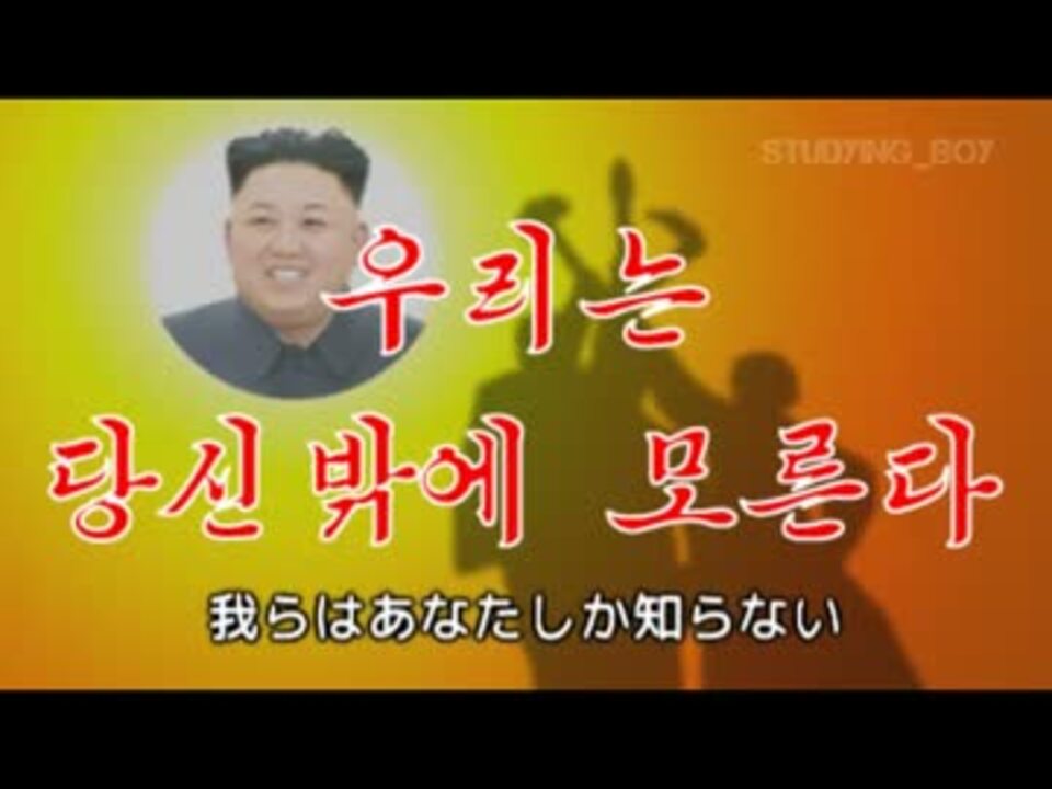 我らはあなたしか知らない（和訳） ニコニコ動画