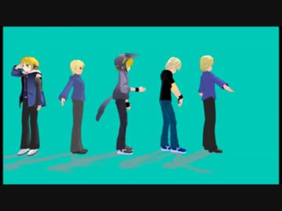 MMD LEON達でアルゴリズム二本立て - ニコニコ動画
