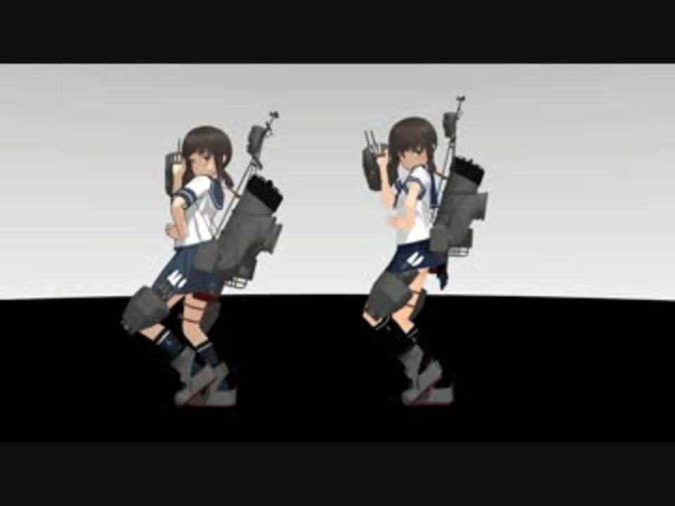 【mmd艦これ】とらはぜ様吹雪艤装化（モデル配布） ニコニコ動画