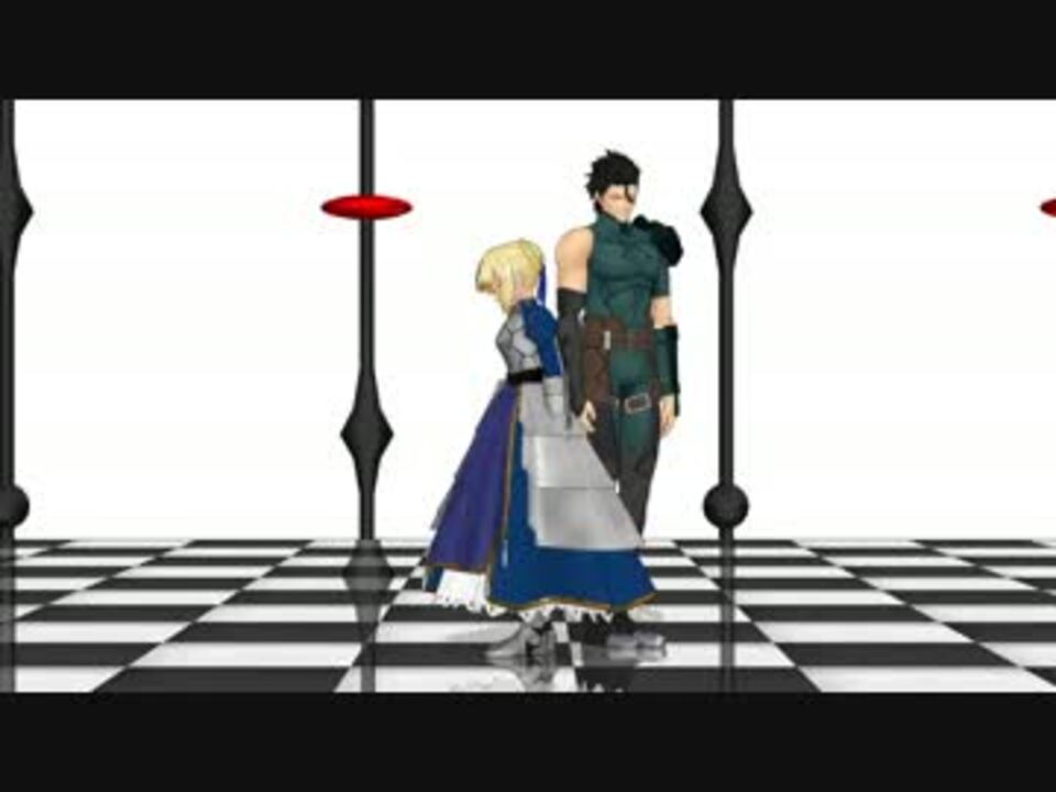 【MMD-OMF4】 Zeroランサーとセイバーでmagnet【Fate/MMD】 - ニコニコ動画