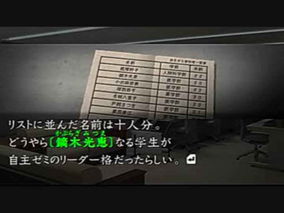 【平日定時放送】にわか乙の流行り神3～警視庁怪異事件ファイル～part64 ニコニコ動画