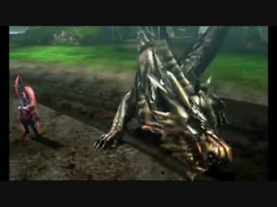 【MH4】Lv.100クシャルダオラ 火事場使用【狩猟笛】 - ニコニコ動画