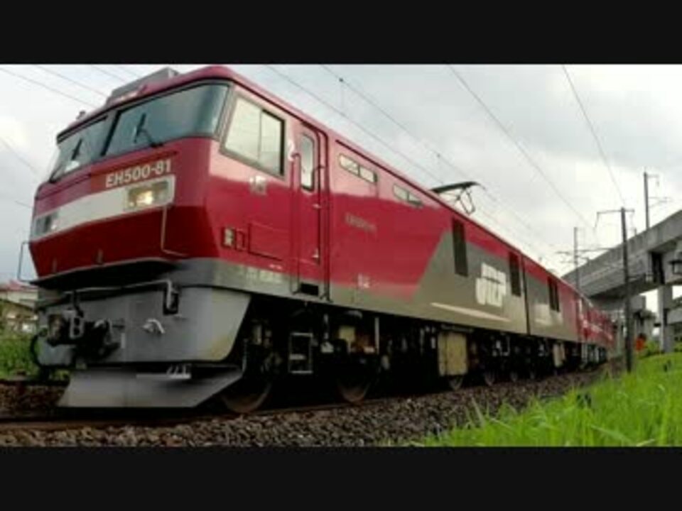 EH500-81＋EH800-1（甲種輸送） 9171レ 東北本線 - ニコニコ動画