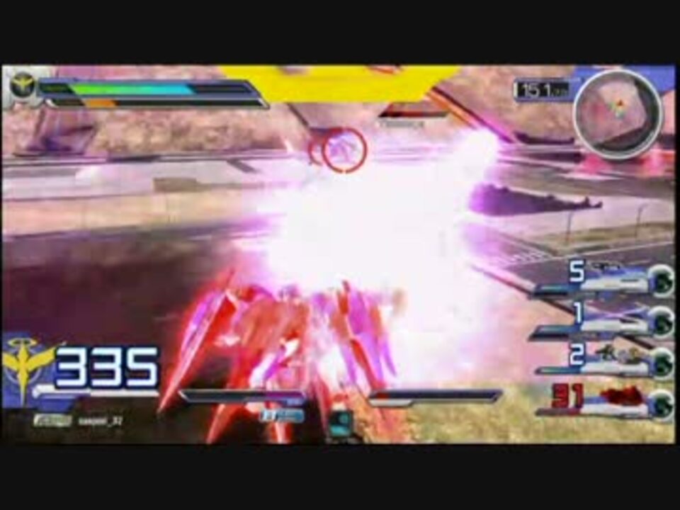 【PS3版 EXVS.FB 身内固定】ダブルオーライザー 虹ステサチャキャン実戦投入 - ニコニコ動画