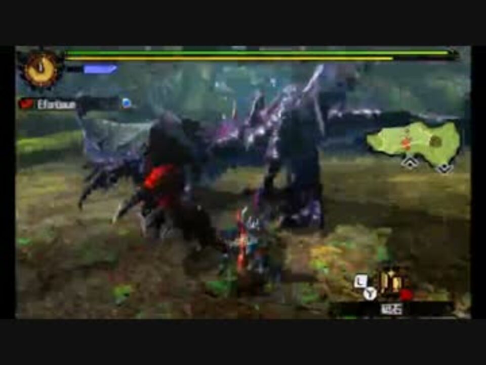 【MH4】lv100 イャンガルルガ vs なしなし 衝大剣【赤威】 9分11秒 - ニコニコ動画