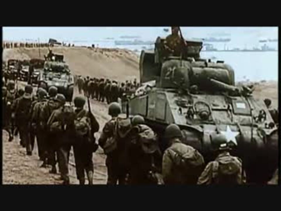 【合唱】Over There【WW2カラーフィルム】 - ニコニコ動画