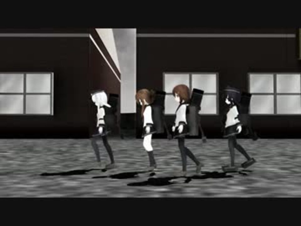 【第13回MMD杯本選】第六駆逐隊でGANTZ"ED"そこそこ再現【初投稿・初遅刻】 - ニコニコ動画