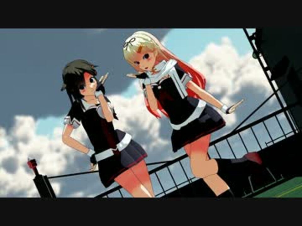 【MMD艦これ】Slave to the Rhythm【夕立＆時雨】 - ニコニコ動画