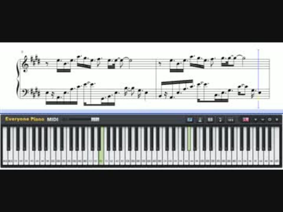 無料リフレクティア-true tears OP楽譜 - ニコニコ動画