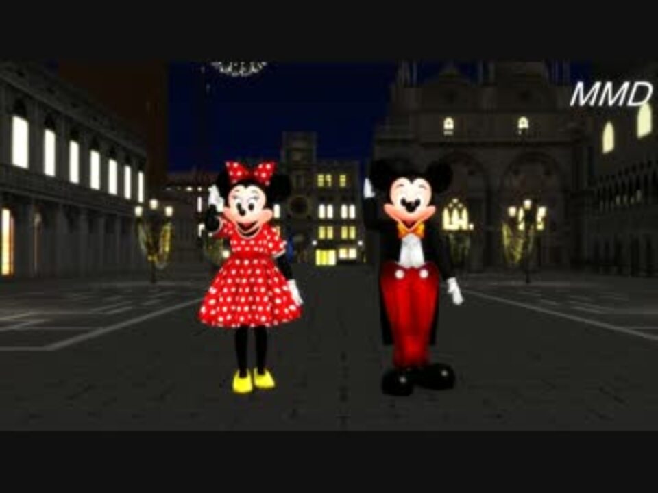 【MMD】ミッキー＆ミニーで「Angel Rhythm」 - ニコニコ動画