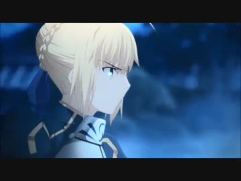 [MAD] F/SN UBW - Saber VS Lancer (music rewrite) - ニコニコ動画