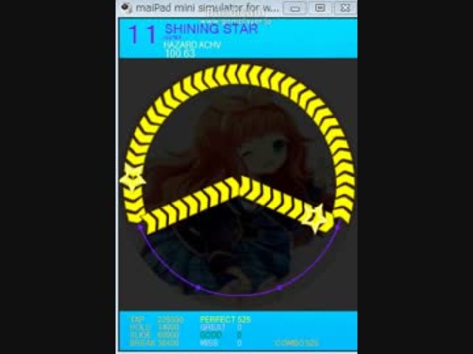SHININGSTAR[MASTER] maipad譜面 中嶋朋子 紫11 - ニコニコ動画