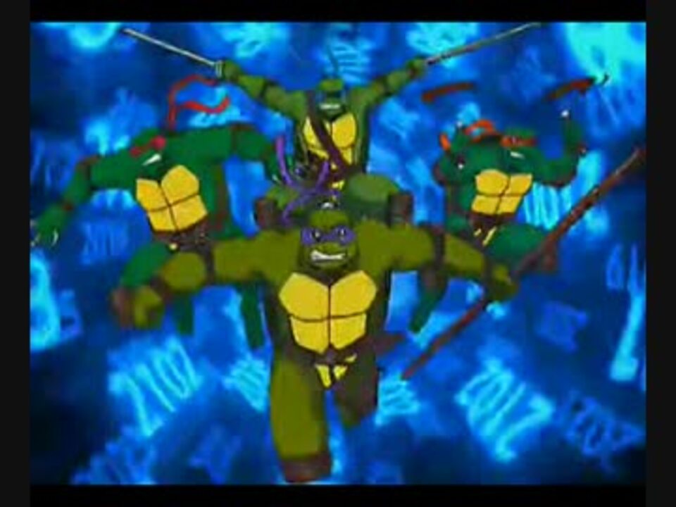 2008 TMNT BACK TO THE SEWER TV Series Op - ニコニコ動画