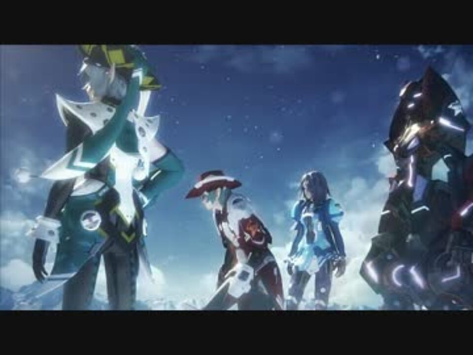 PSO2 ”PS Vita”版 オープニングムービー【画質テストも兼ねて】 - ニコニコ動画