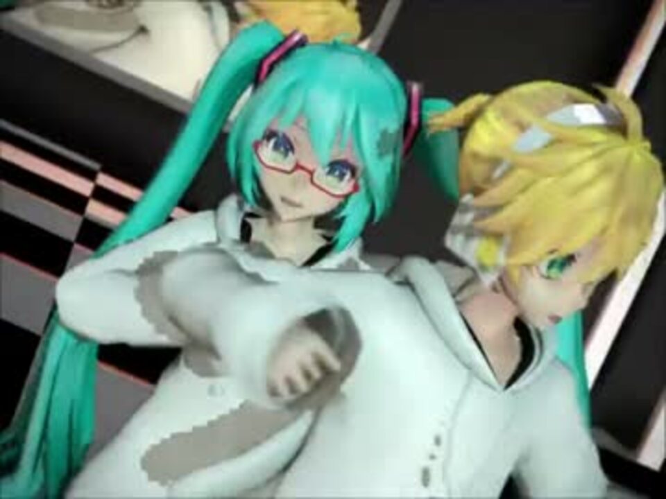 【MMD】Tda式改変レンミクでGLIDE - ニコニコ動画