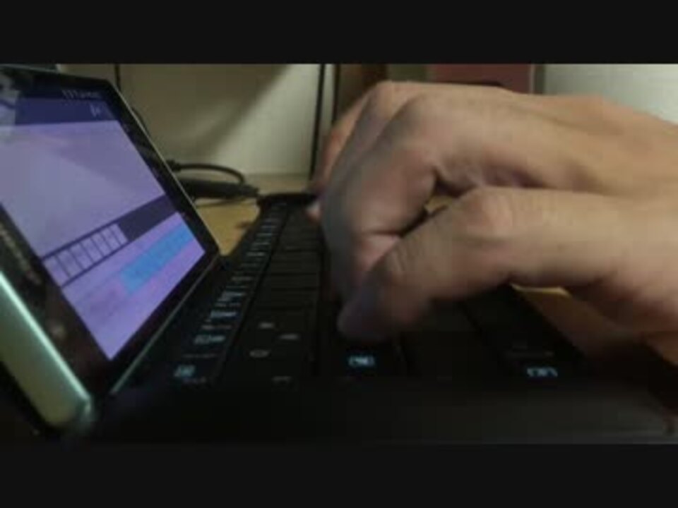 【テスト】ELECOM Bluetooth Wireress Keyboard TK-FBP049E【ロシア語キーボード】 - ニコニコ動画